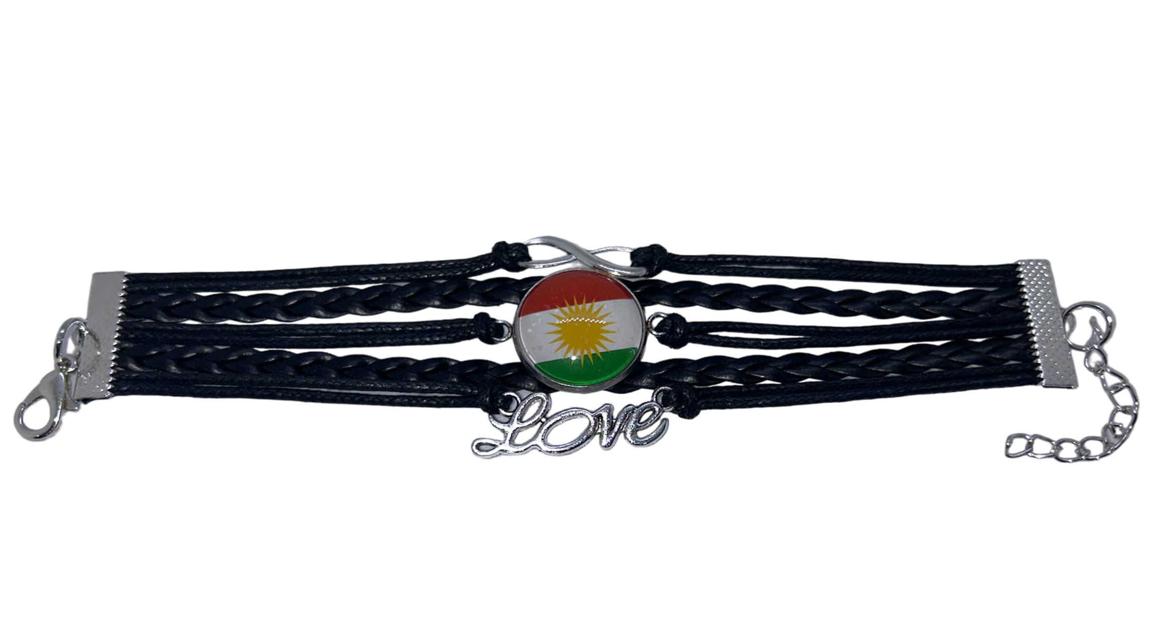 Rojava Kurdistan Flag Kurdish Flag Leather Black - Etsy