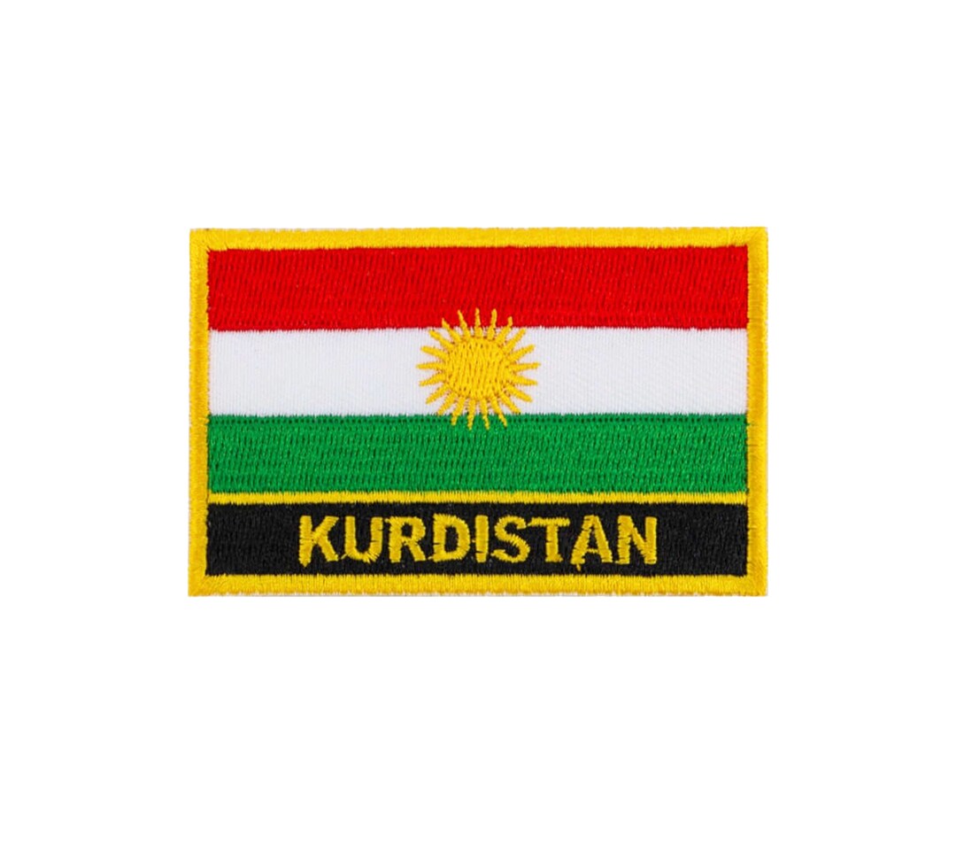 Kurdistan Rojava Flag Patch / Sew-on Badge - Etsy
