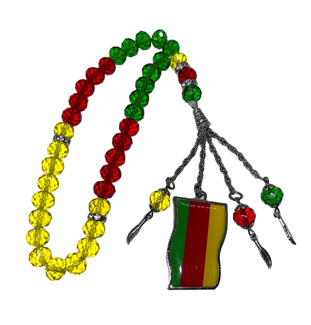 Kurdistan Rojava Flag Map Tasbih Prayer Beads for Men and Women ...