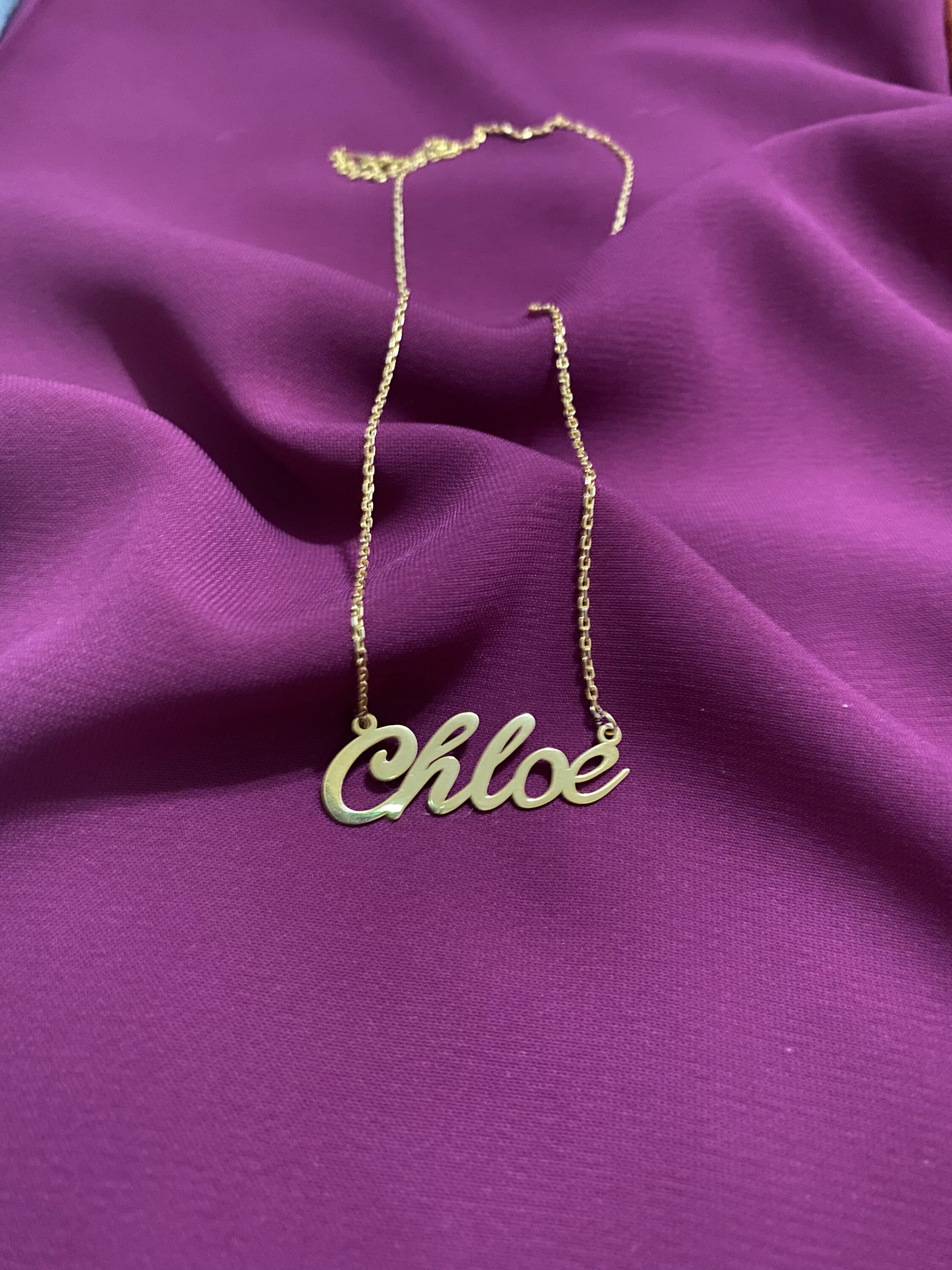 Gold Name Necklace Necklace For Women Birthday Ts For Her Personalised Name Necklace