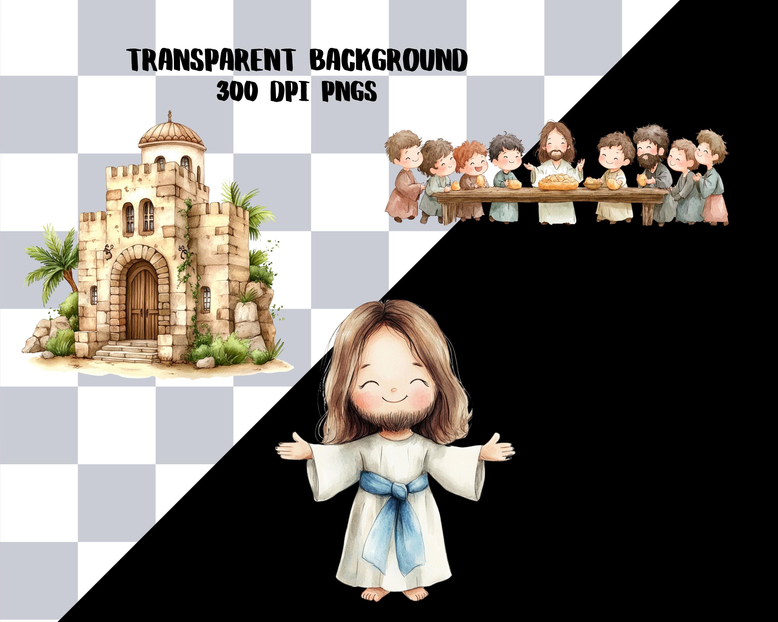 Biblical Characters Clipart, Twelve Apostles Bible Story, Biblical ...