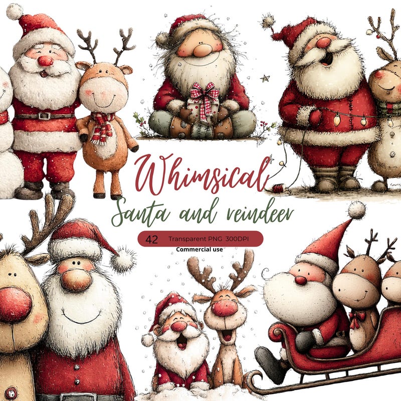 Weihnachtskarte tiere running - Etsy.de