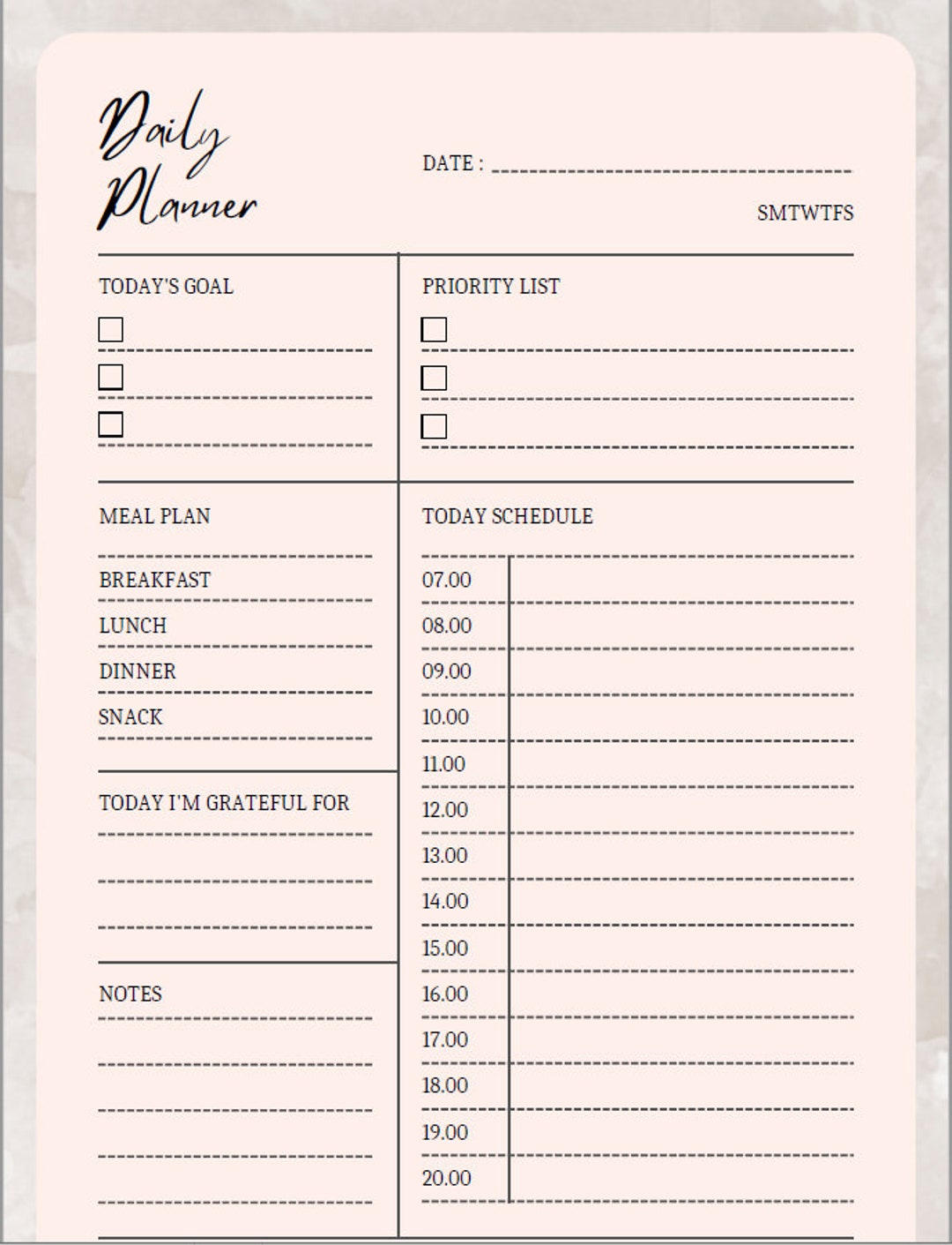 2024 Daily Planner - Etsy