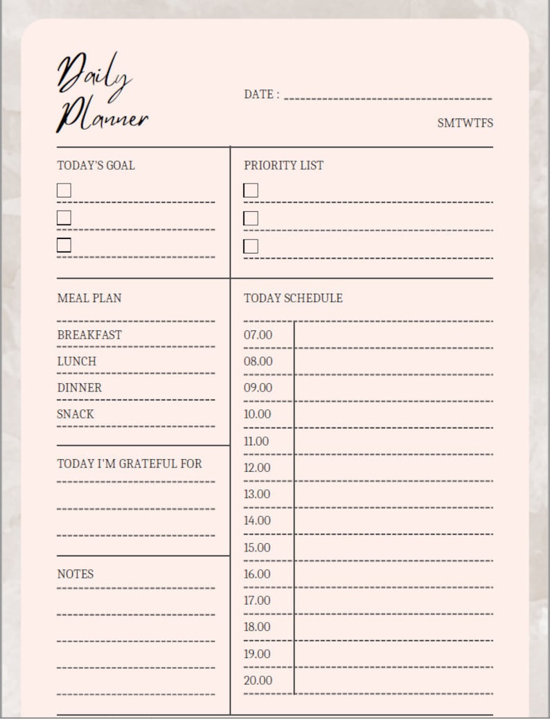 2024 Daily Planner - Etsy