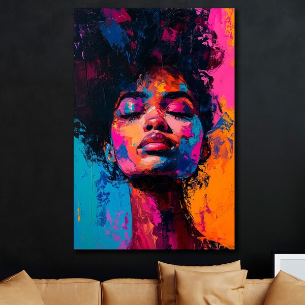 Colorful Face - Etsy