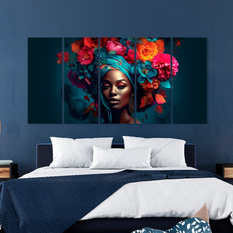 Black Woman Wall Art - Etsy