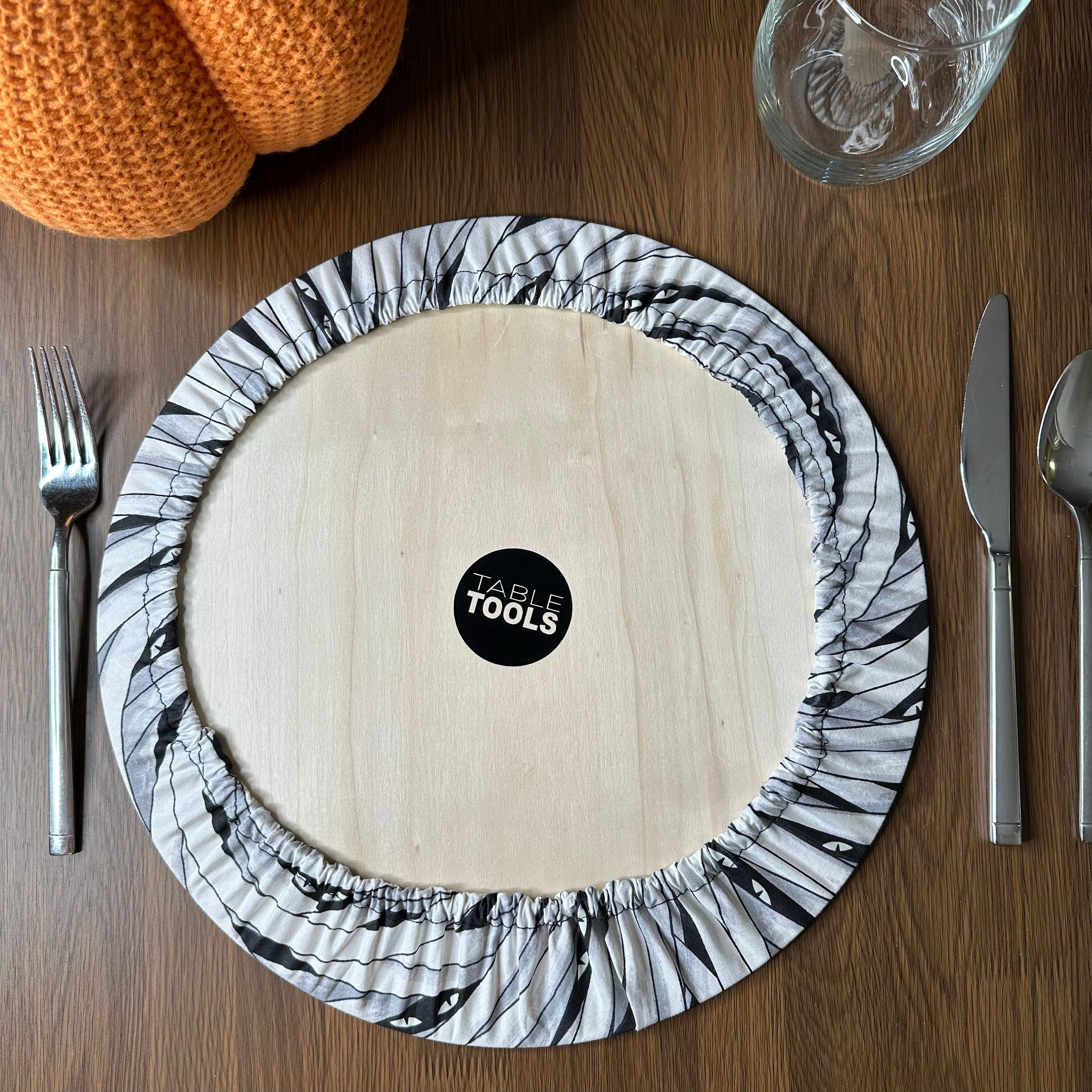 Sousplat - Charger Plates - Removable Fabric Covers - Place Mats ...