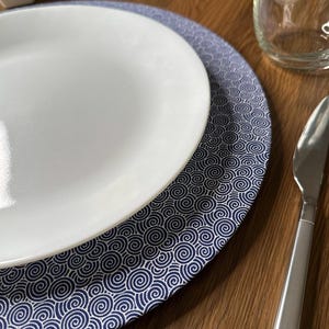 Charger Plates - Removable Fabric Covers - Place Mats - Washable Fabric ...