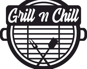 BBQ Sign SVG DXF Laser Plasma Circut File - Etsy