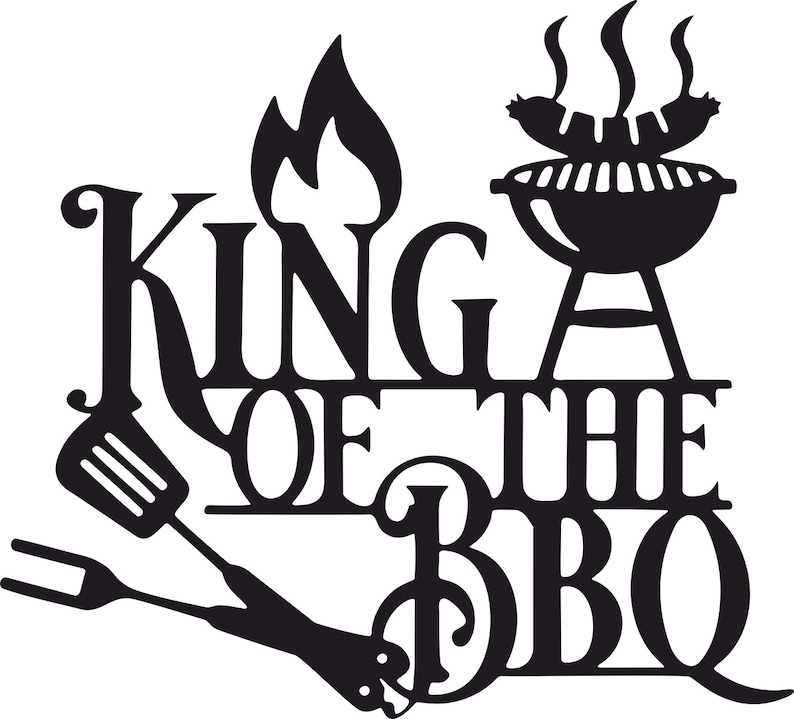 BBQ Sign SVG DXF Laser - Plasma - Circut File - Etsy