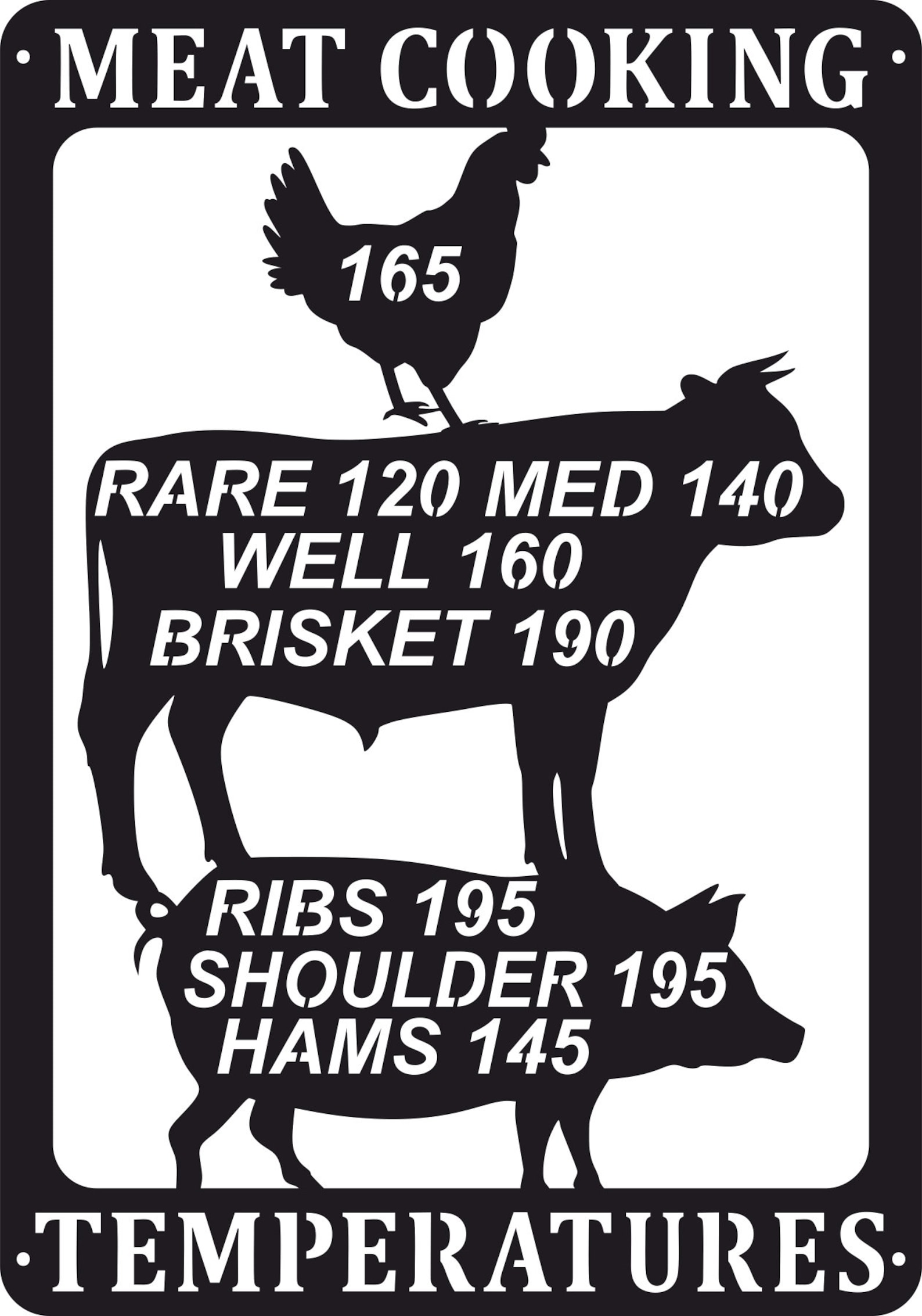 BBQ Sign SVG DXF Laser - Plasma - Circut File - Etsy