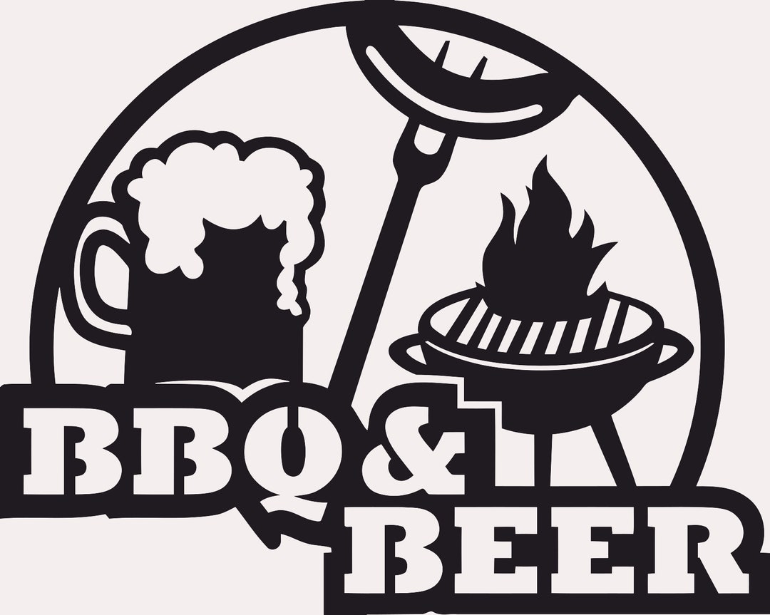 BBQ Sign SVG DXF Laser - Plasma - Circut File - Etsy
