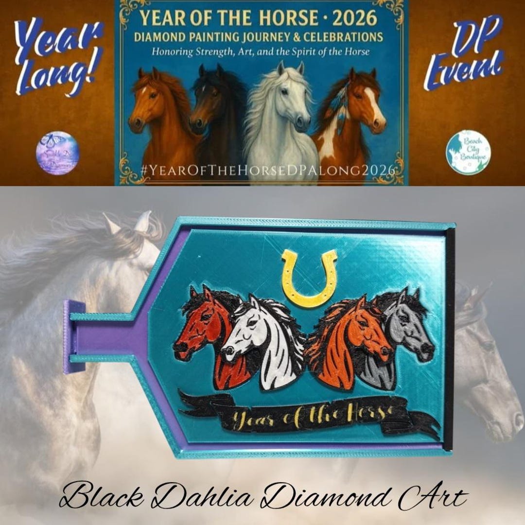 Year of the Horse Year Long DP Event Tray - Etsy