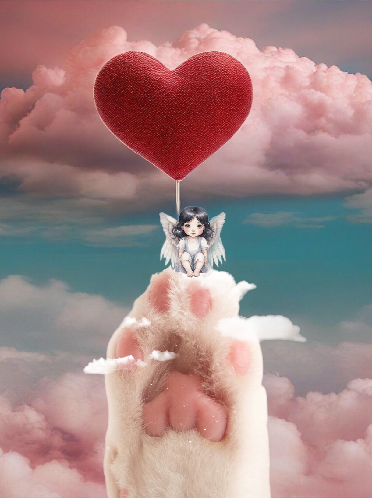 Angel, Kitten Paw, Paw, Love Animals, Cute Animal Images, Clipart ...