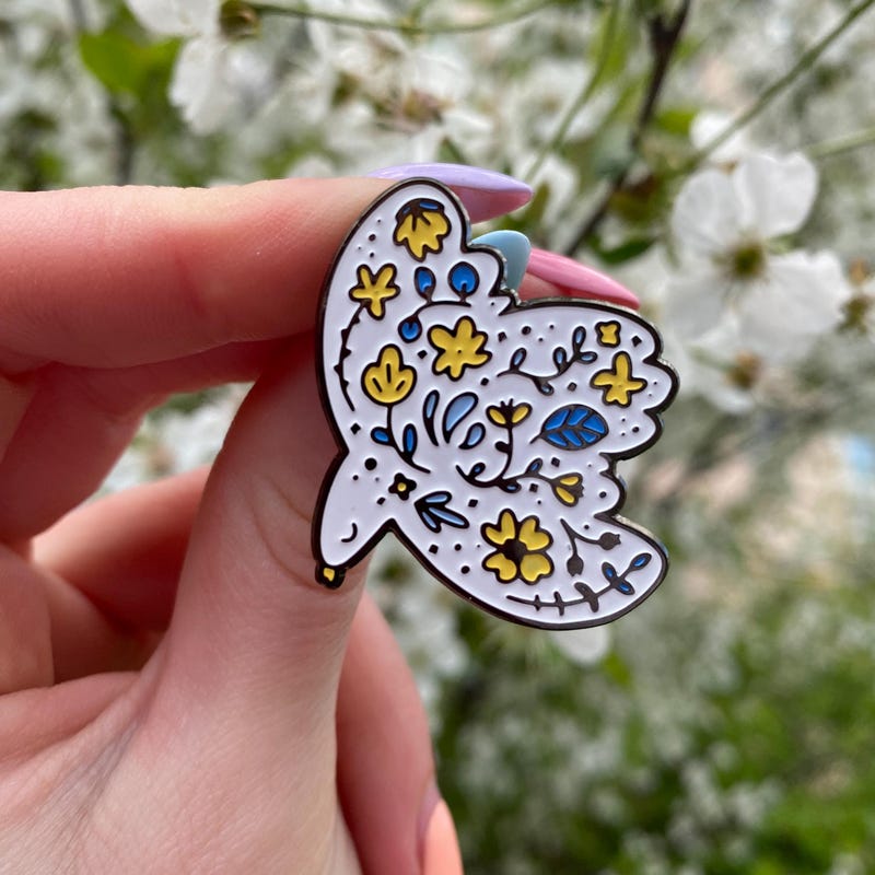 Bird Enamel Pin - Etsy