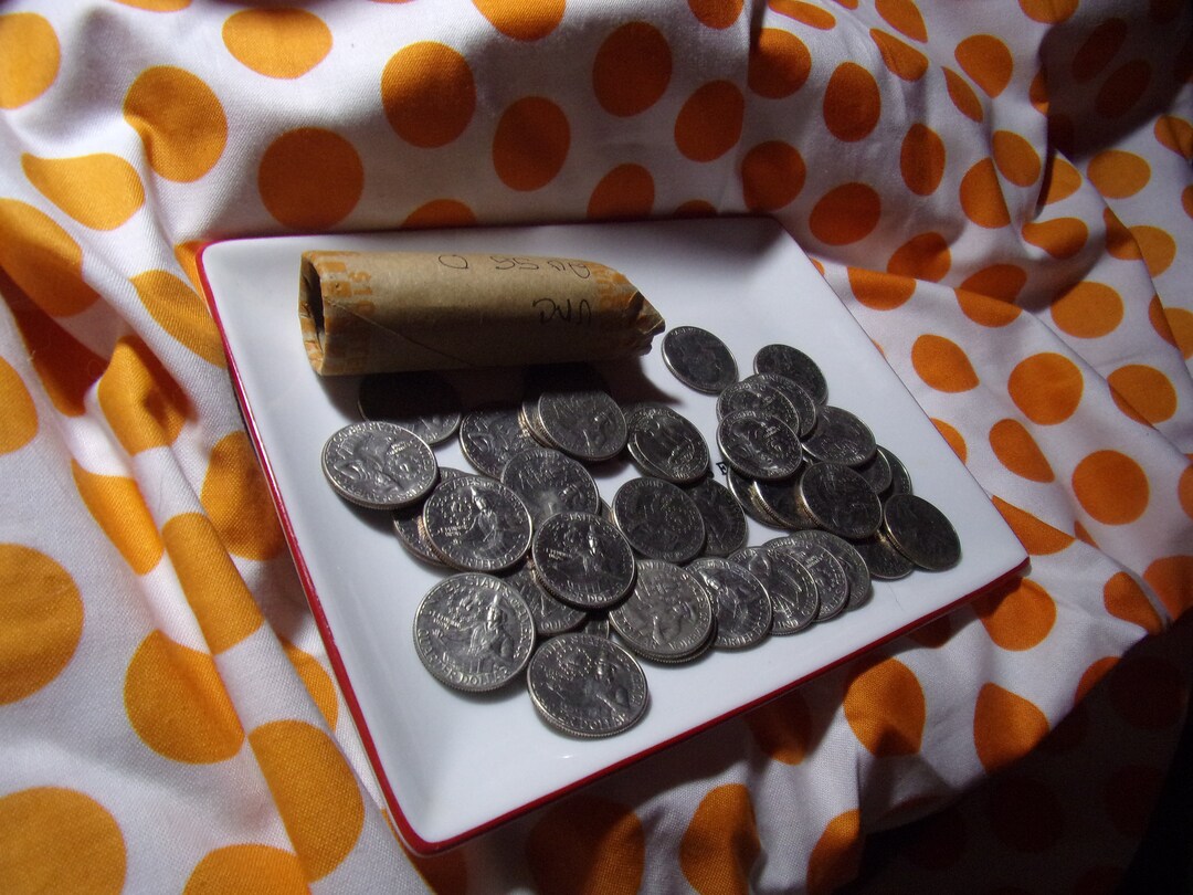 U.S. Washington "bi-centennial" Quarter's, 1776-1976 Roll - Etsy