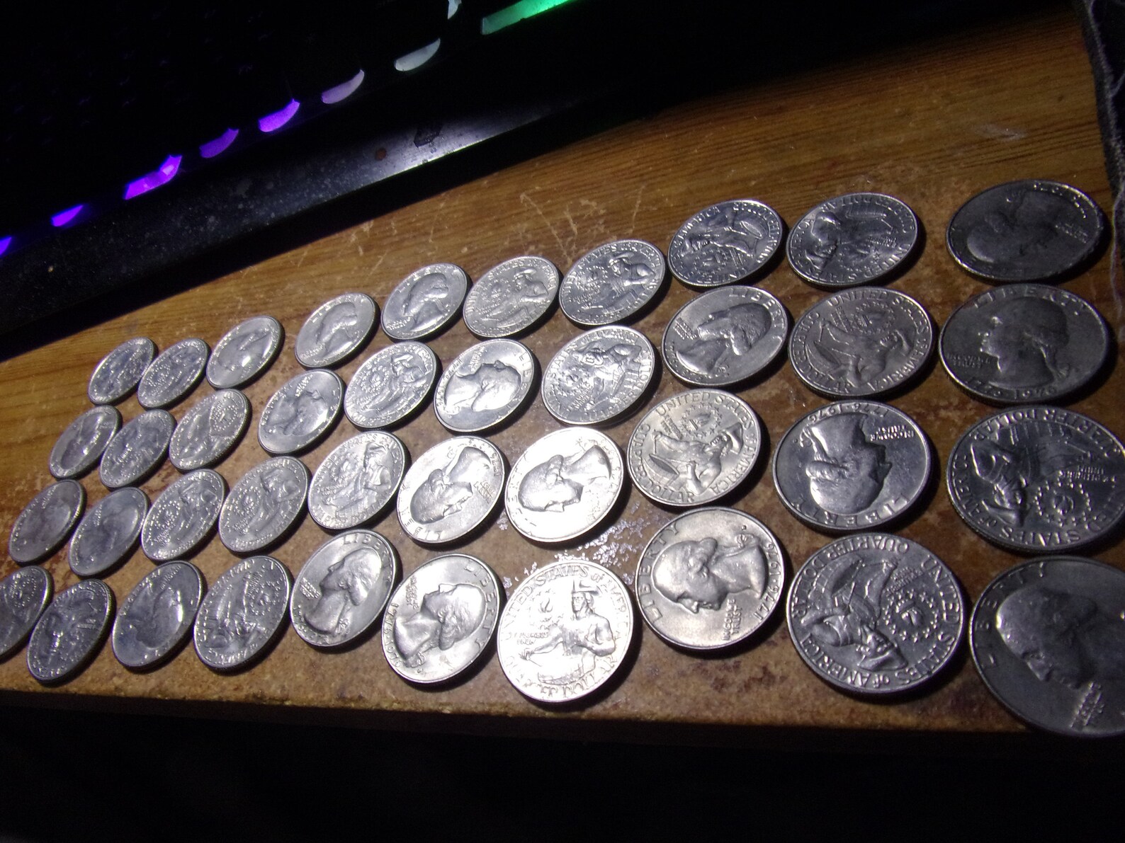 U.S. Washington "bi-centennial" Quarter's, [ P ] 1776-1976 Roll - Etsy