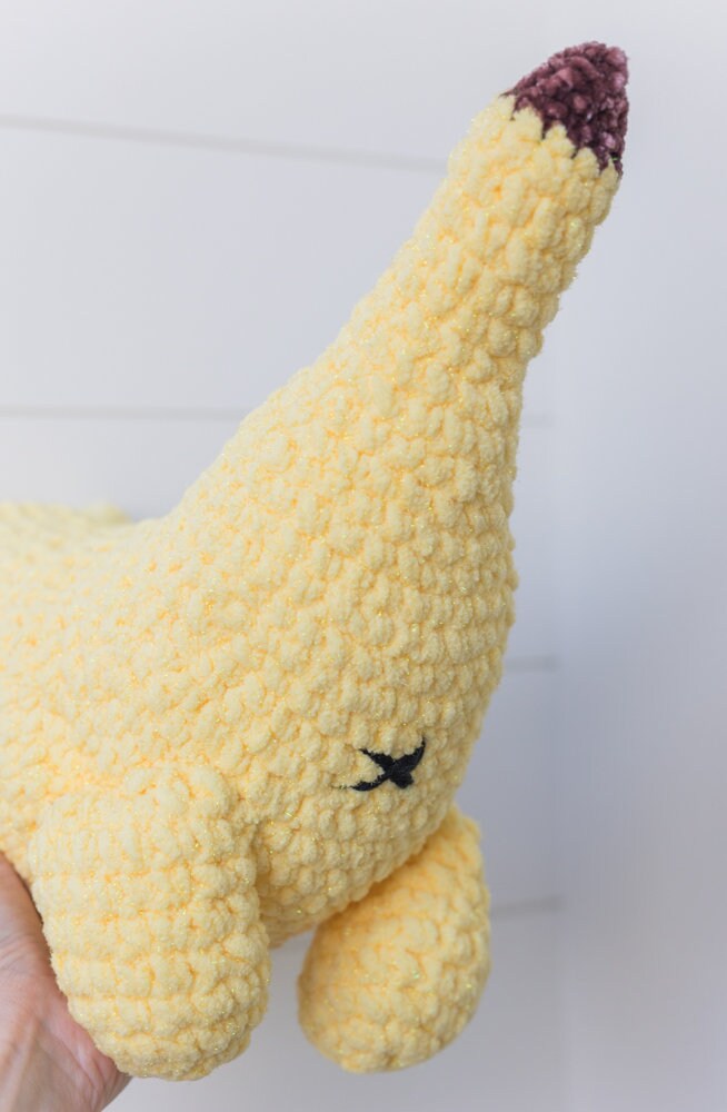 Jumbo Banana Cat Amigurumi, Crochet Catnana, Handmade, Crochet Plushie ...