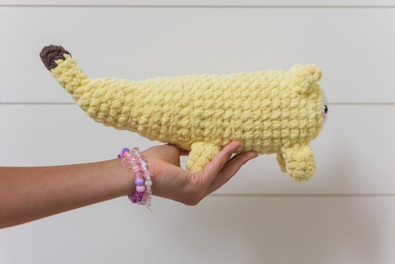 Banana Cat Amigurumi Gift, Crochet Catnana, Handmade, Crochet Plushie ...