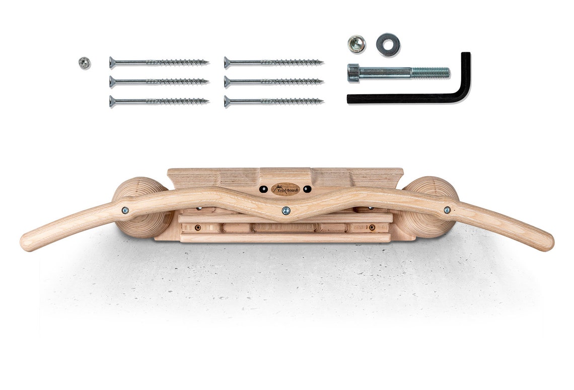 Kraxlboard Xtreme & Snake Pull-up Bar Set. Hangboard With Pull-up Bar ...