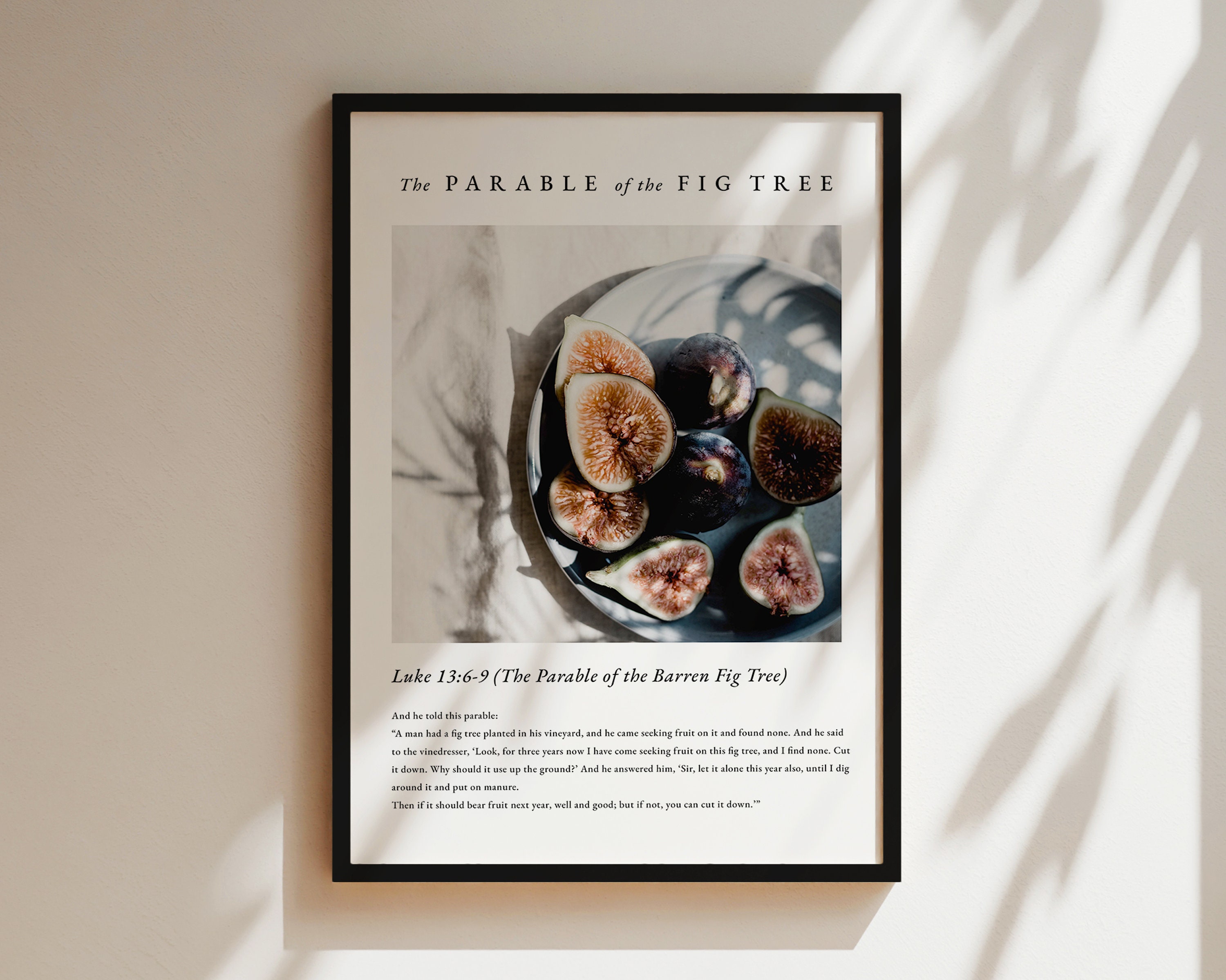 The Parable of the Barren Fig Tree, Luke 13, Modern Scripture Bible ...