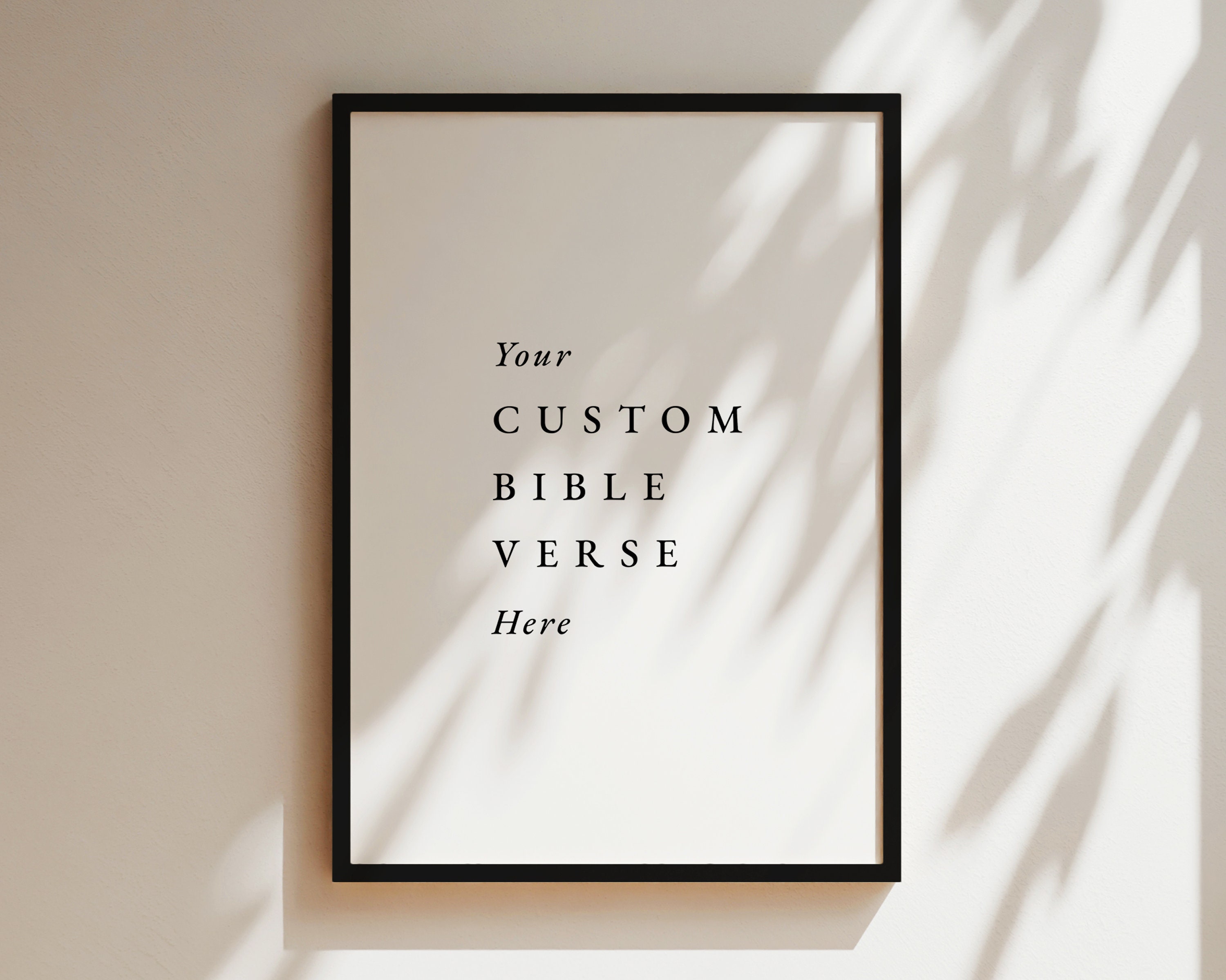 Custom Digital Print Custom Bible Verse Wall Art Custom - Etsy