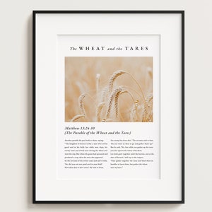 The Parable of the Wheat and the Tares, Matthew 13, Modern Scripture ...