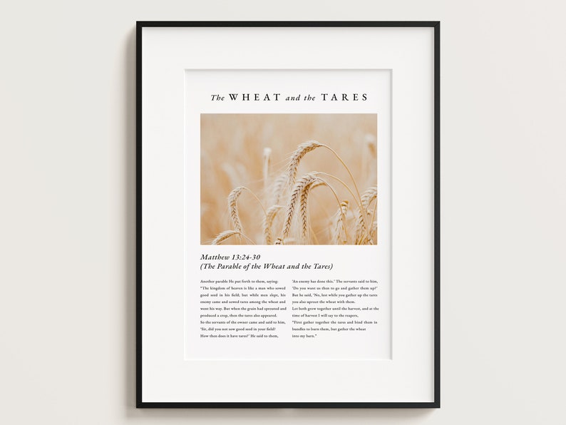 The Parable of the Wheat and the Tares, Matthew 13, Modern Scripture ...