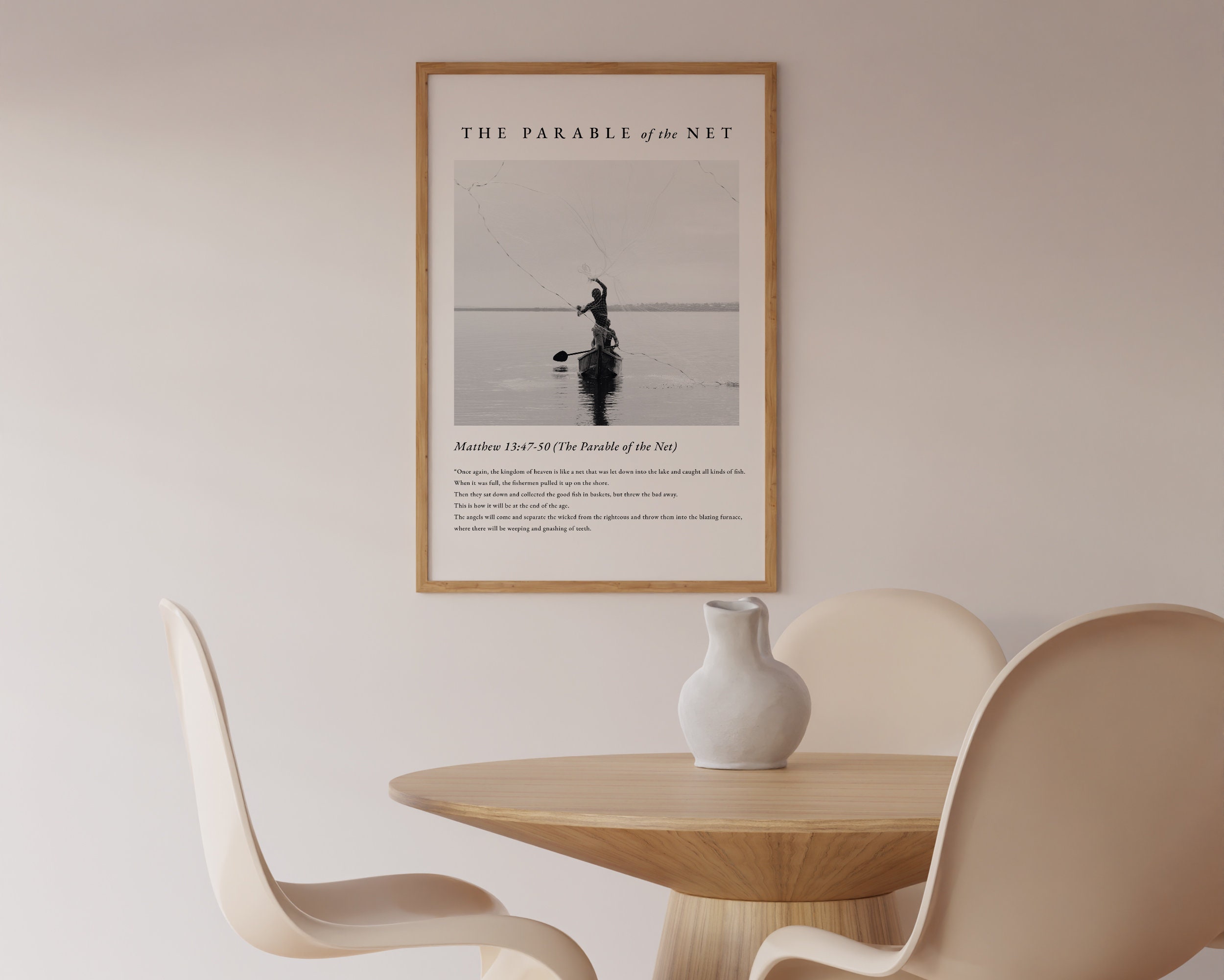 The Parable of the Net, Matthew 13, Fishing, Modern Scripture Bible ...