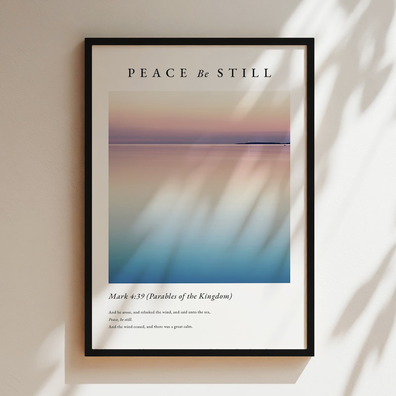 Peace Be Still - Etsy