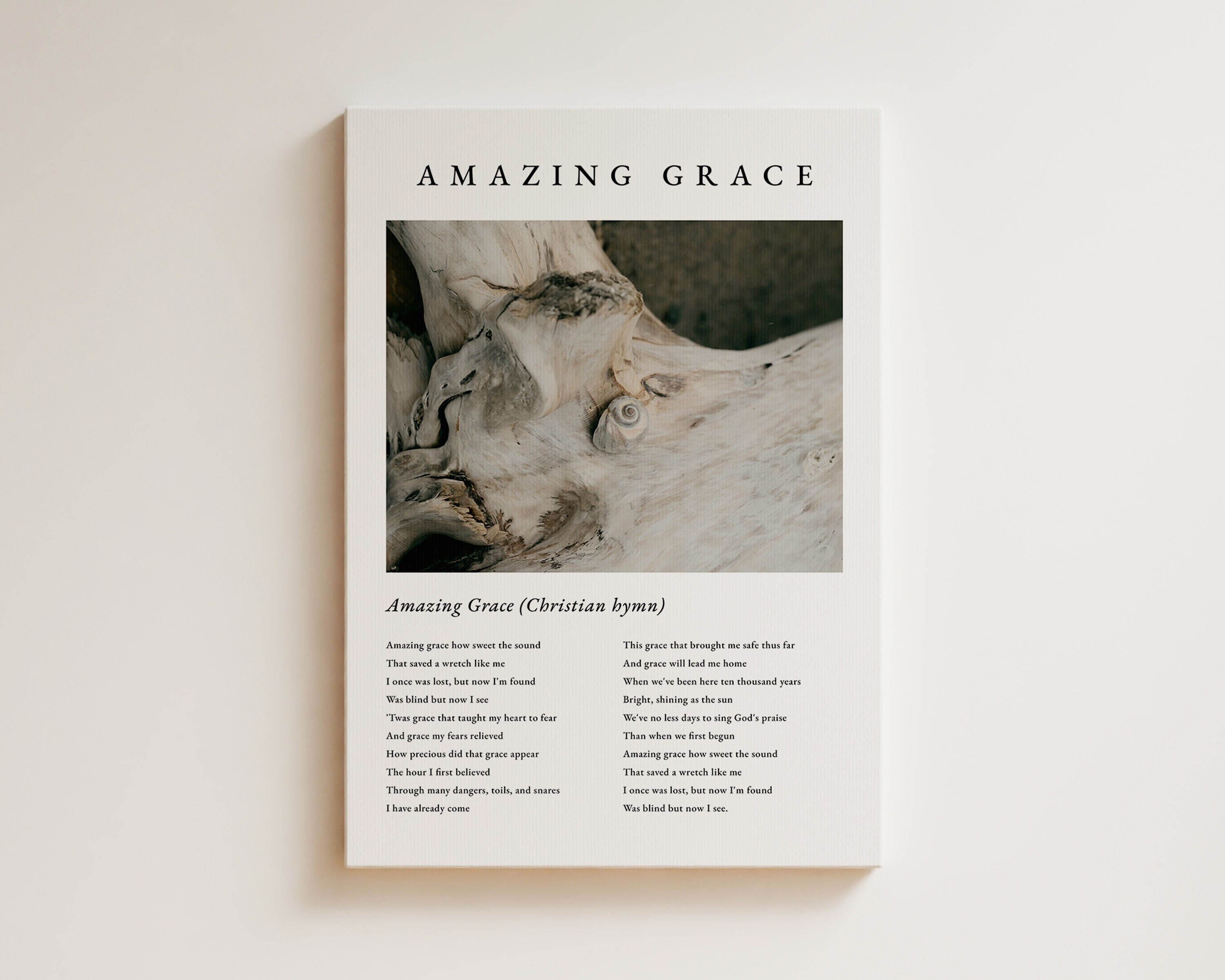 Amazing Grace Printable Wall Art, Amazing Grace Wall Decor, Christian ...