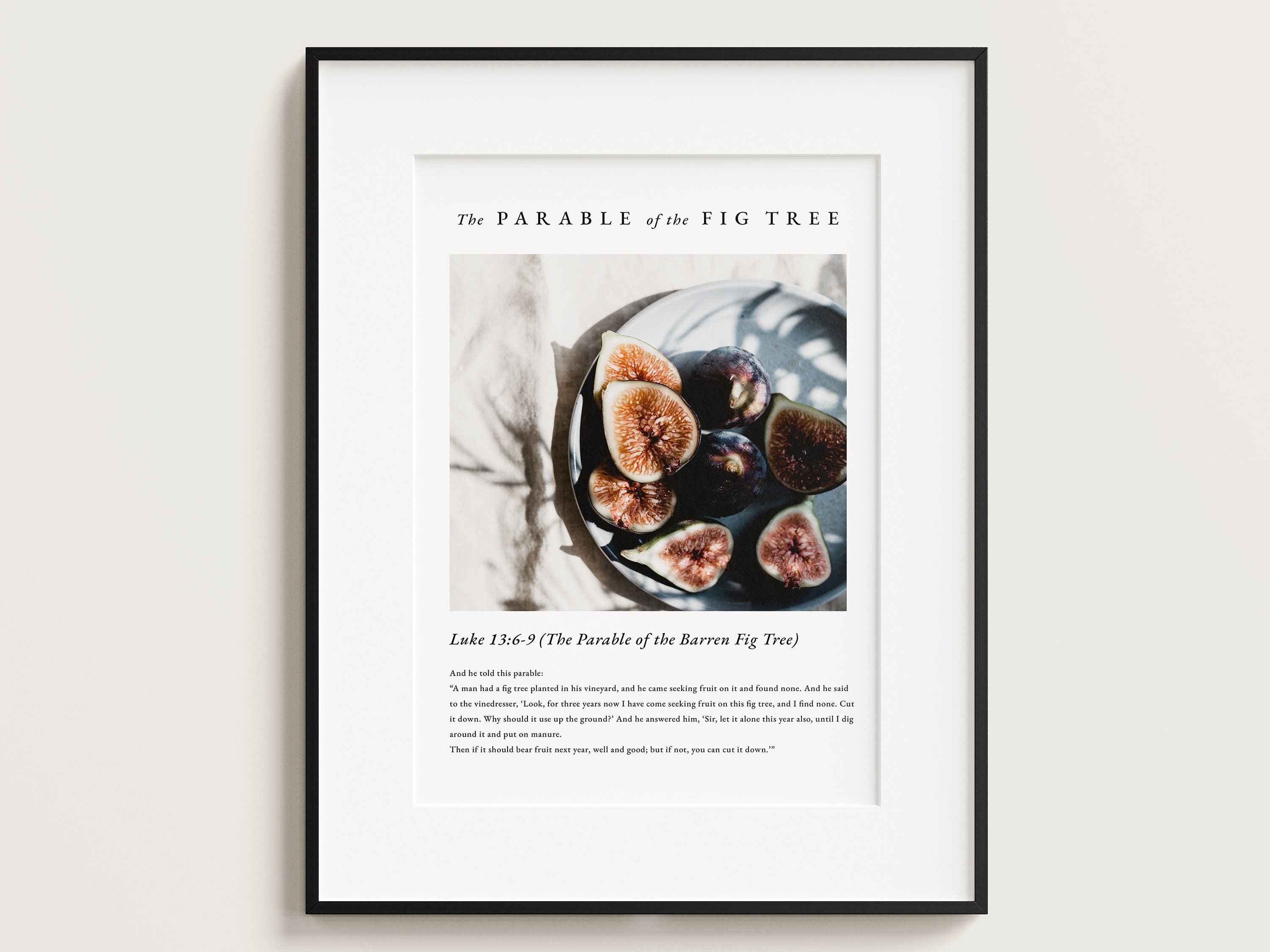 The Parable of the Barren Fig Tree, Luke 13, Modern Scripture Bible ...