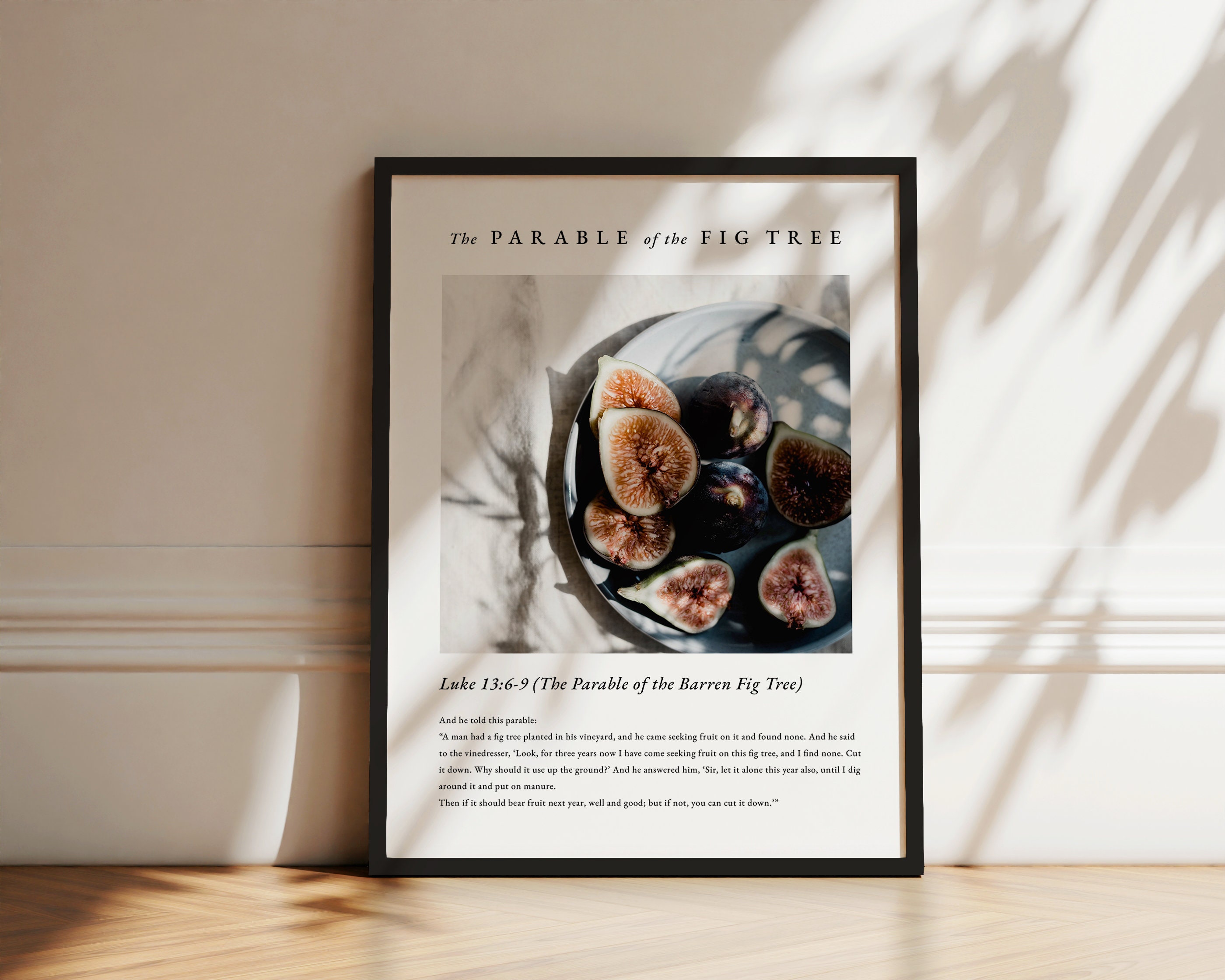 The Parable of the Barren Fig Tree, Luke 13, Modern Scripture Bible ...