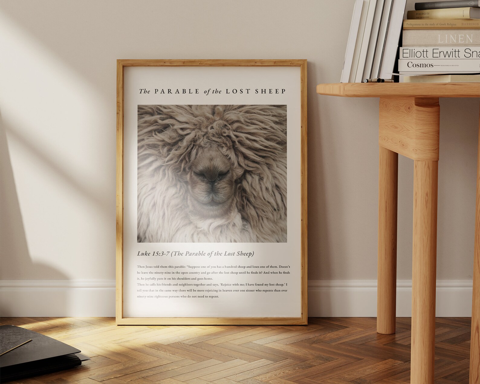 The Parable of the Lost Sheep, Luke 15, Modern Scripture Bible Verse ...