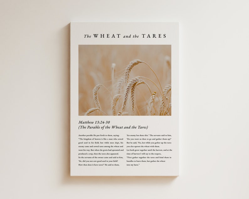 The Parable of the Wheat and the Tares, Matthew 13, Modern Scripture ...