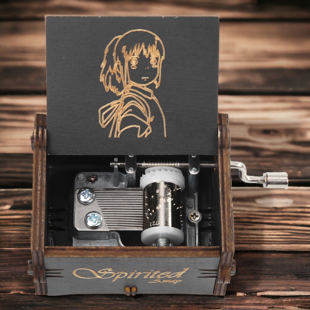 Spirited Away Theme / Engraved Handmade Vintage Music Box: Spirited ...