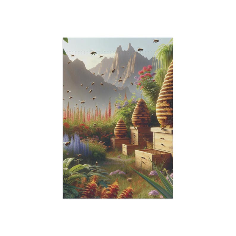 Bee Hives-garden & House Banner - Etsy