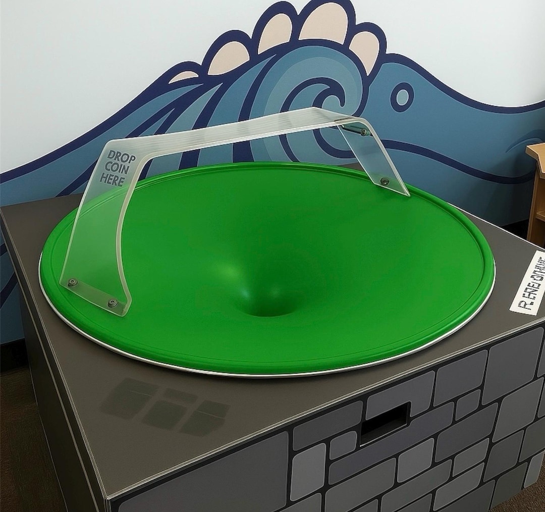Spiral Wishing Well Coin Funnel – Interactive Donation Collector for ...