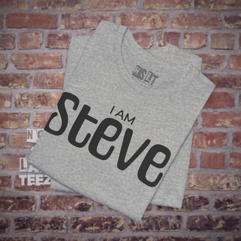 I Am Steve Minecraft Movie Merch 2025 Fun Shirt Jack Black Gift for ...