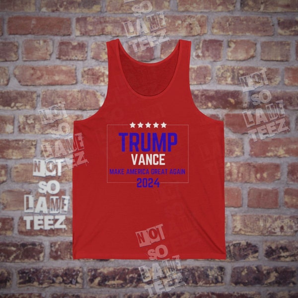 Trump Vance Tank - Etsy