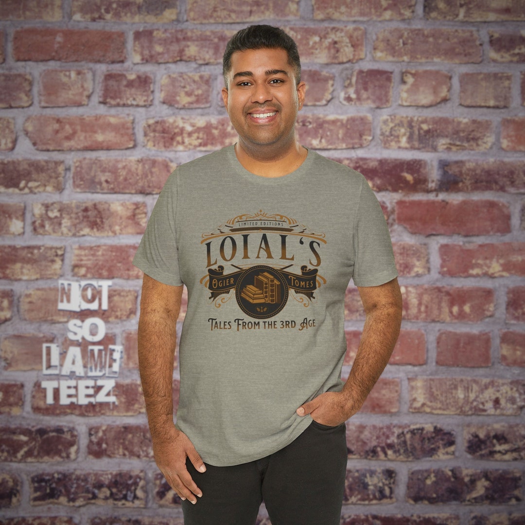 Loial Wot Wheel of Time Fan Tshirt Gift Idea for Girlfriend Boyfriend ...