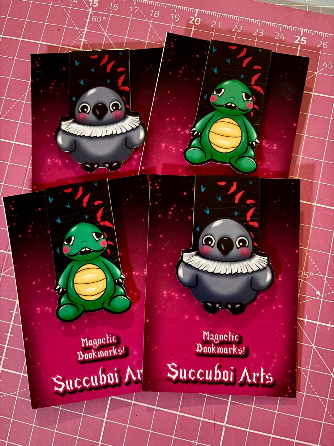 Sylus Plushies Magnetic Bookmarks - Etsy