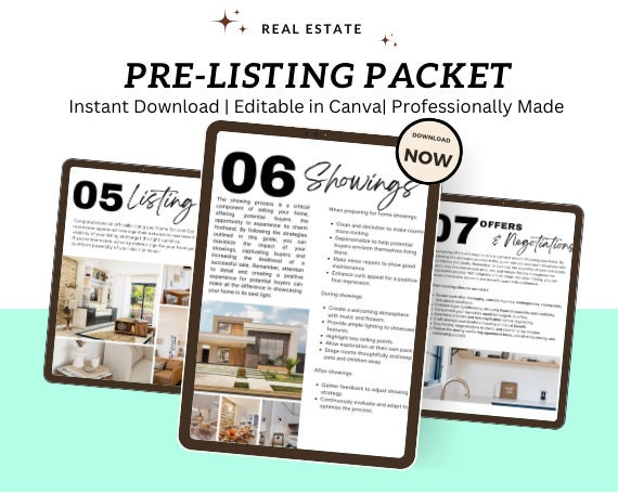Seller Pre-listing Presentation, Listing Presentation, Sellers Guide ...