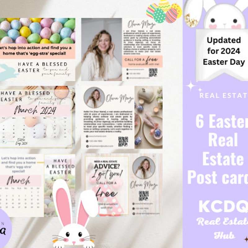 Easter Postcard - Etsy