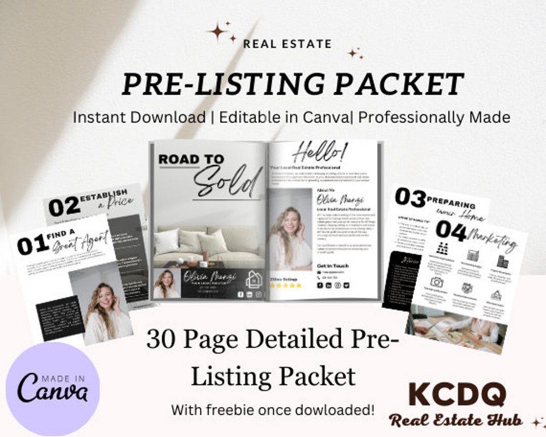 Seller Pre-listing Presentation, Listing Presentation, Sellers Guide ...