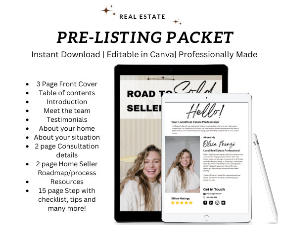 Seller Pre-listing Presentation, Listing Presentation, Sellers Guide ...