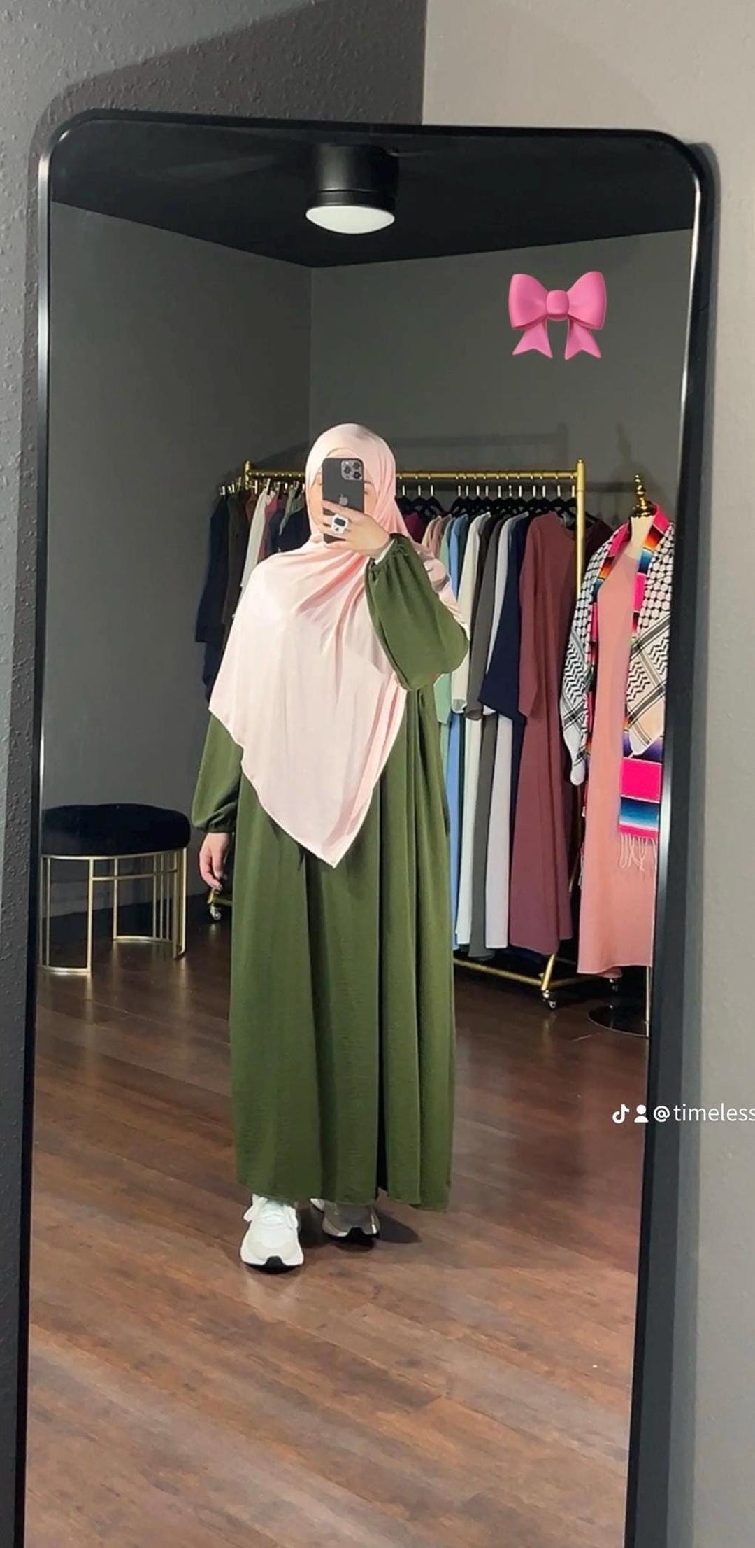 Loose Maxi Modest Muslim Abaya Dress Full Sleeve With Pockets - Etsy