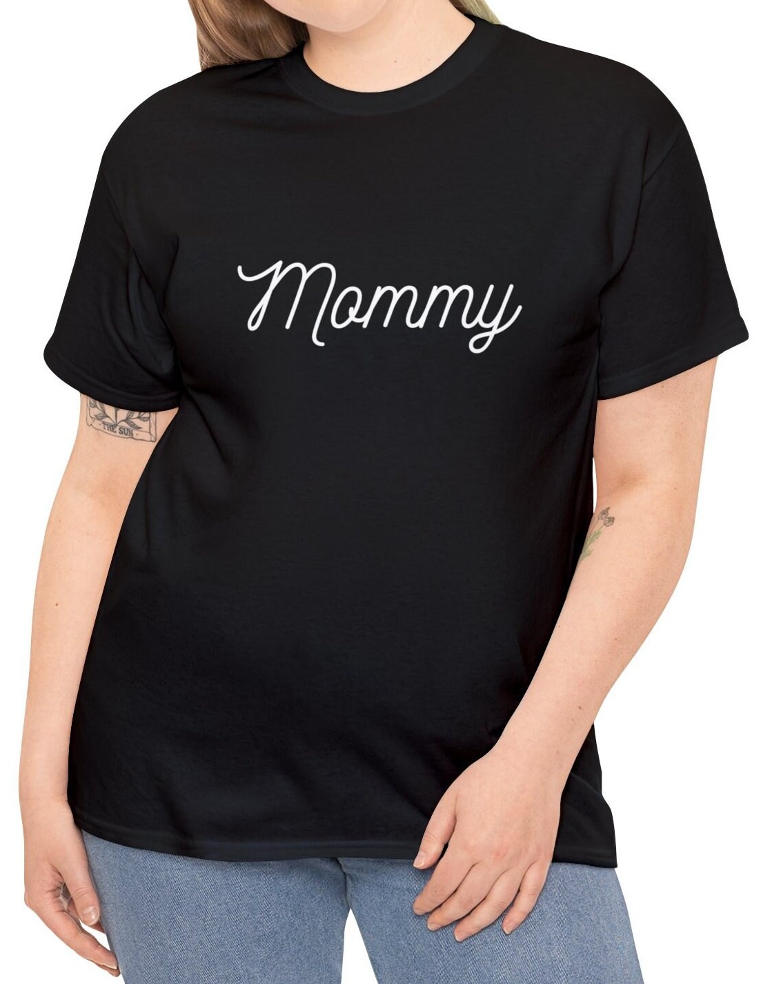 Mommy Black Unisex Heavy Cotton Tee Mommy Dom Dom Wear Dom Shirt