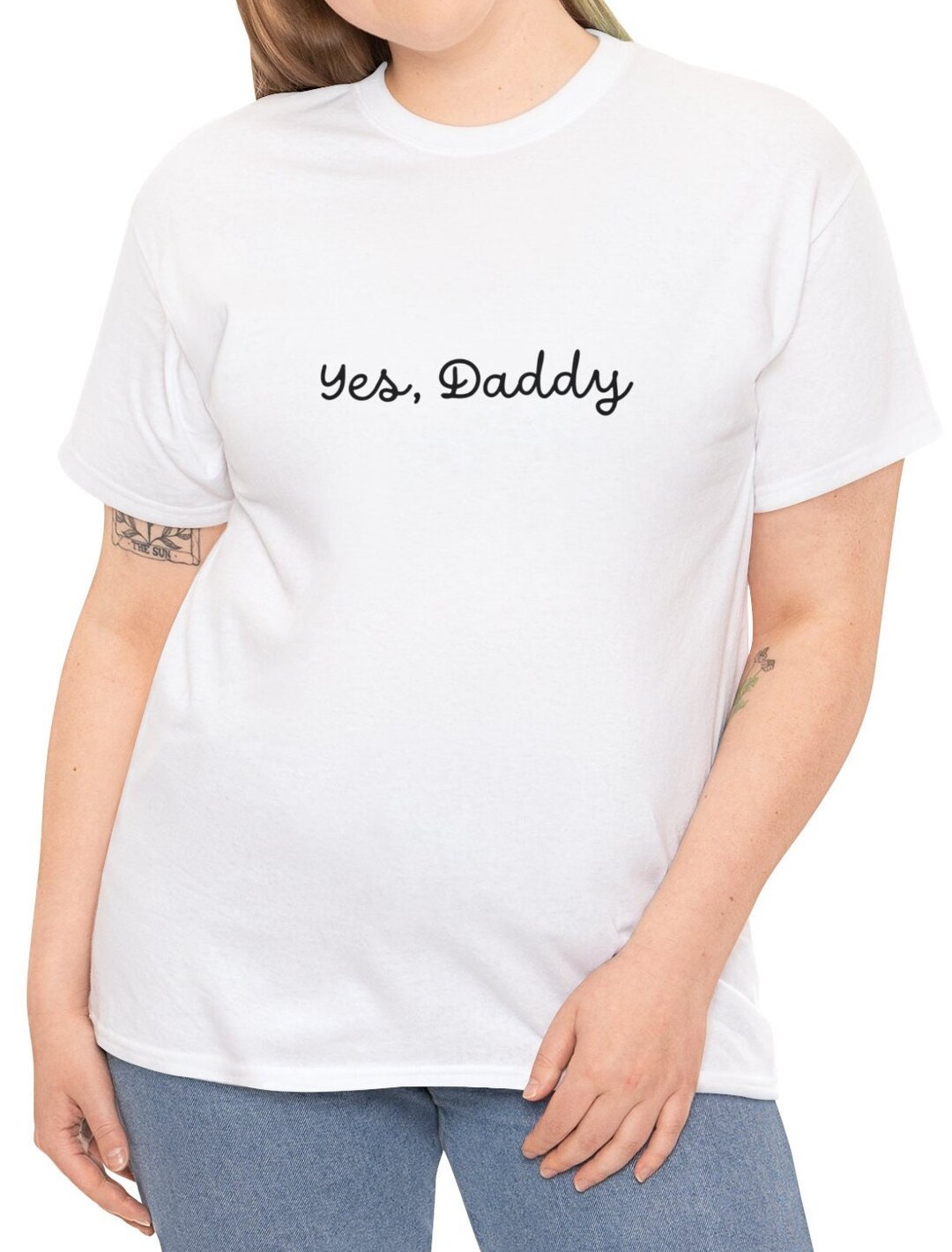 Yes, Daddy - Unisex Heavy Cotton Tee, Sub Dom, Dom Ts Hirt, Daddy Dom ...