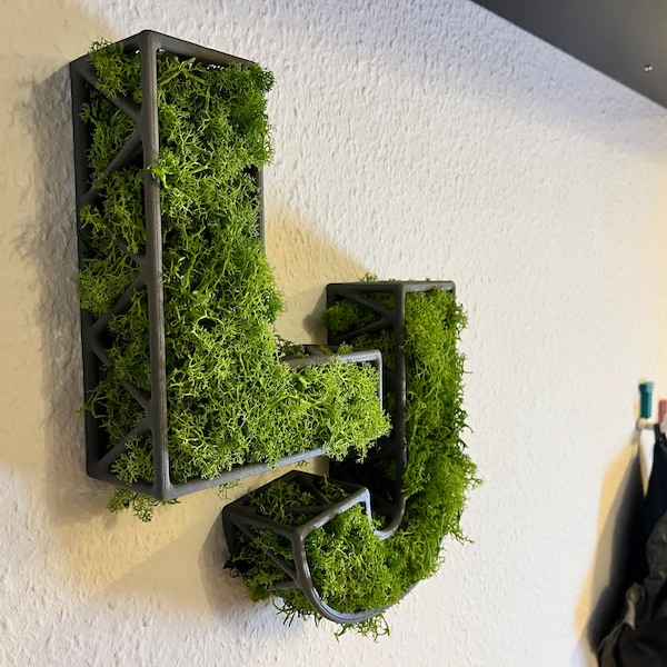 Moss Letters - Etsy